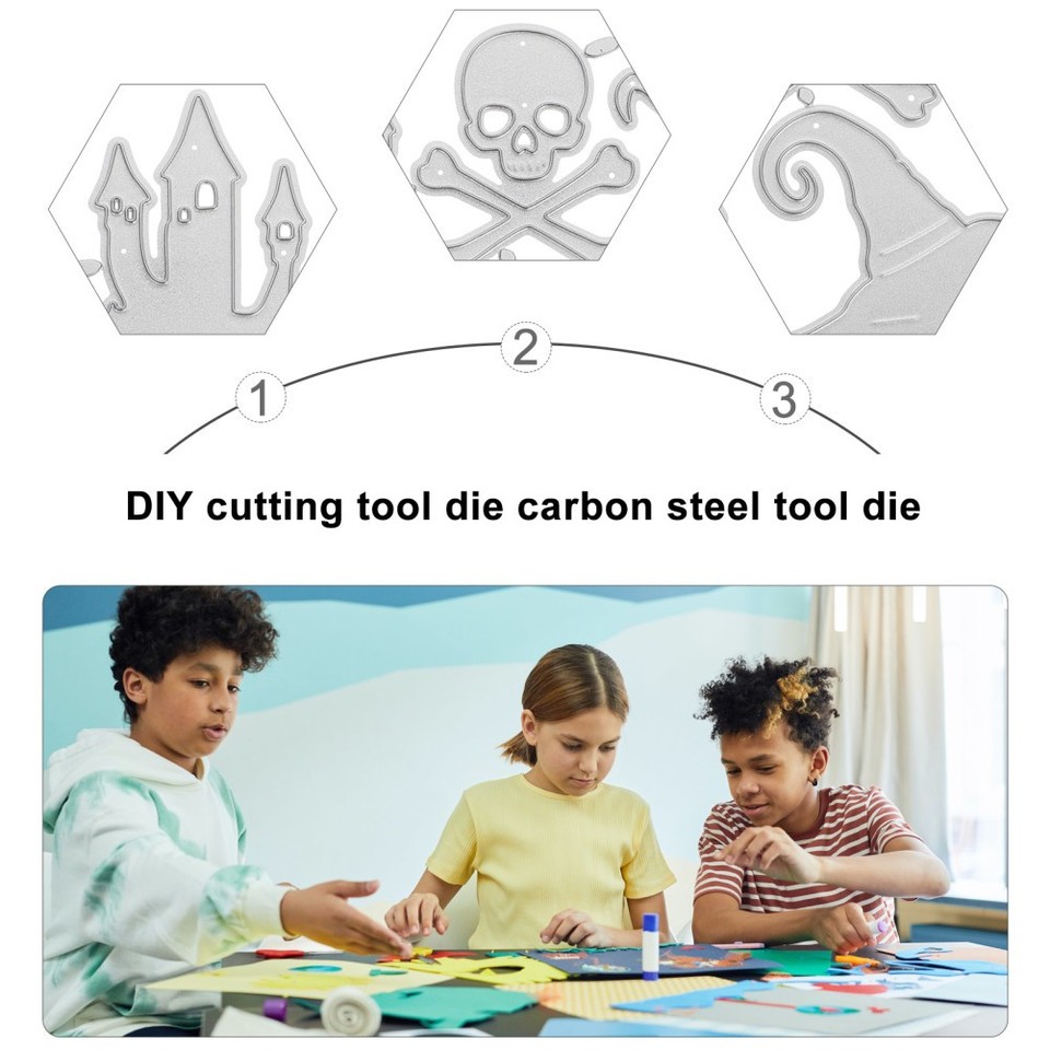 Die-cuts Halloween Decorative Embossing Stencil Stencils Templates ...