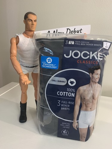 Jockey Classics Full Rise Rise boxer Briefs Large Black | eBay