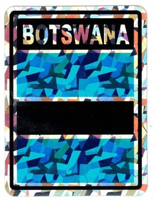 Botswana Country Flag Reflective Decal Bumper Sticker DC-035 | eBay UK
