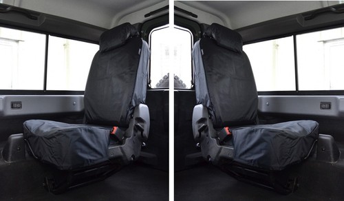 Black waterproof rear forward facing seat covers Fit Land Rover ...
