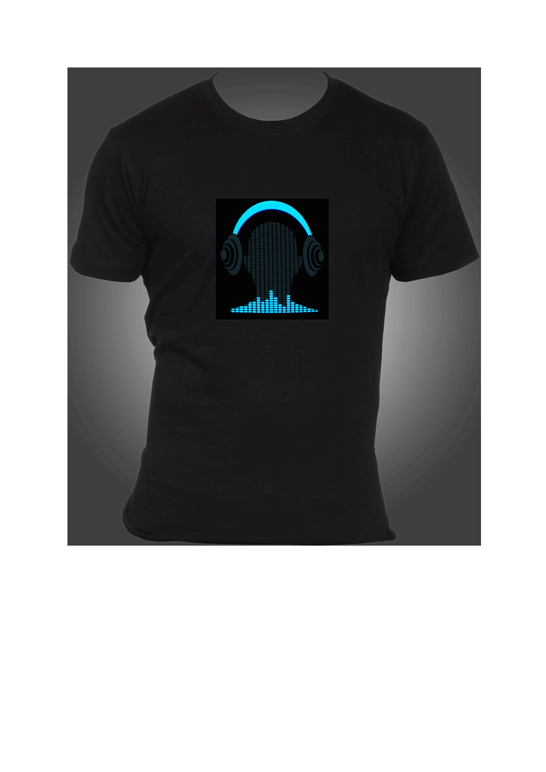 Sound Music New LED light up t shirt sound activated | eBay