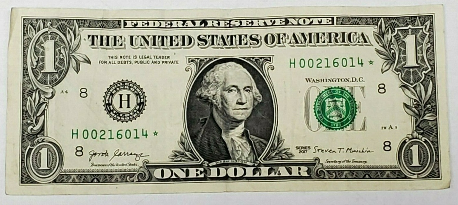 2017 $1 US Star Note - Very Cool - 00216014* | eBay