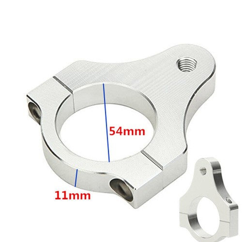 CNC 54mm Motorcycle Aluminium Steering Damper Fork Frame Mounting Clamp ...