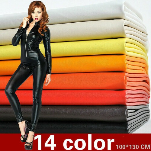 Faux Leather Fabric Soft Stretch PU Sewing Material DIY Waterproof for ...