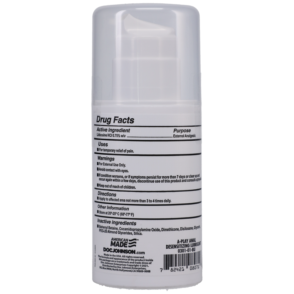A-Play Anal Glide Desensitizing Lubricant🍯Natural Grease Ass Relax ...