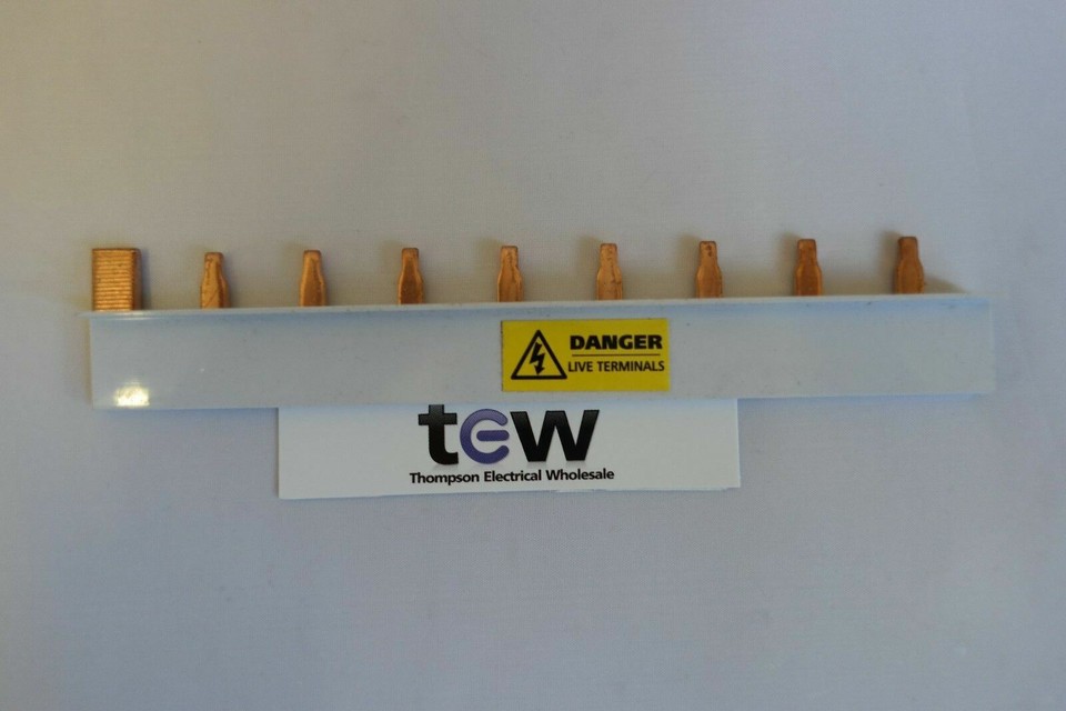 100A Copper insulated Busbar for Domestic Consumer Unit Boards suit ...