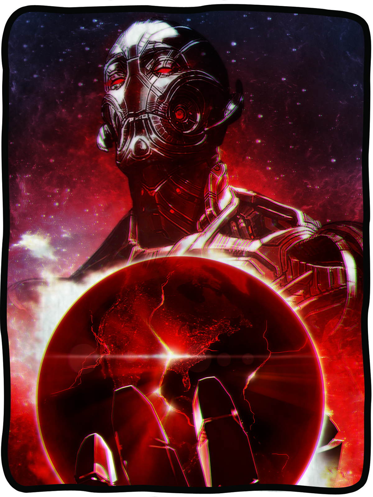 Avengers: Age Of Ultron Red Earth Fleece Throw Blanket | eBay