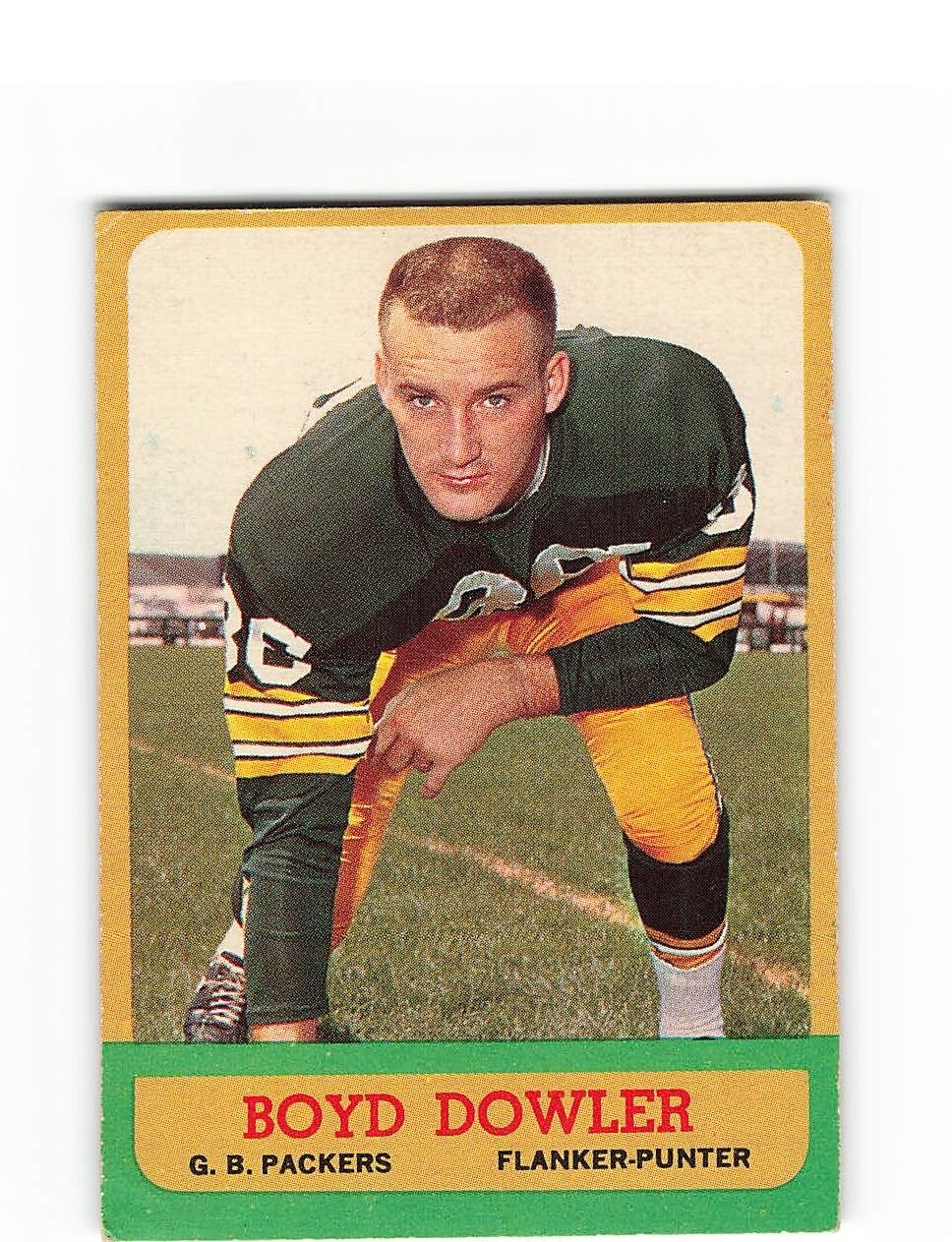 1963 TOPPS FOOTBALL BOYD DOWLER #88 GREEN BAY PACKERS MID GRADE LOOKS ...