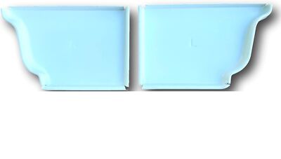 K-TEC 5 Inch White K-Style Aluminum Rain Gutter End Caps (sold as pair ...
