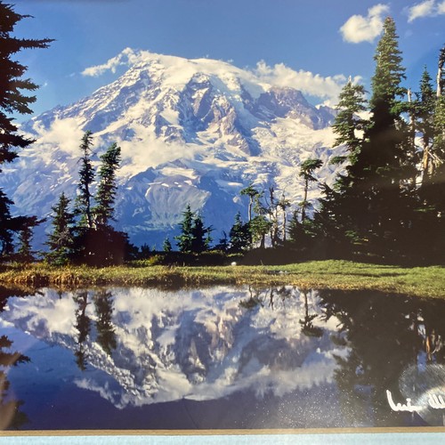 Rick Morley SIGNED Color Photograph Snow Covered Mountains 9” X 11” | eBay