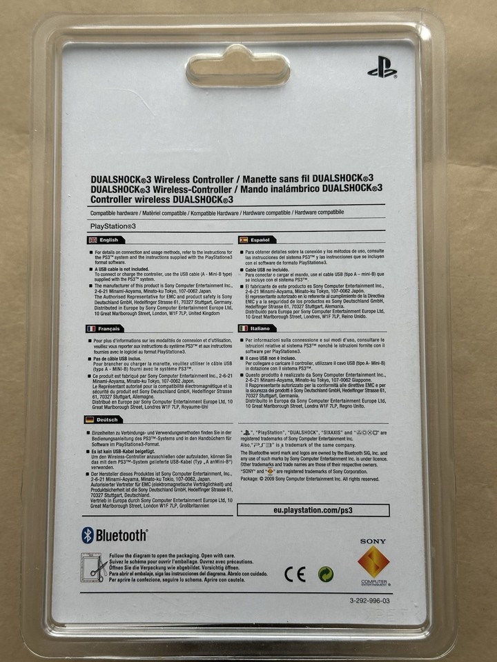 NEW & SEALED Official Sony Playstation PS3 Dualshock 3 Controller CECHZC2E | eBay