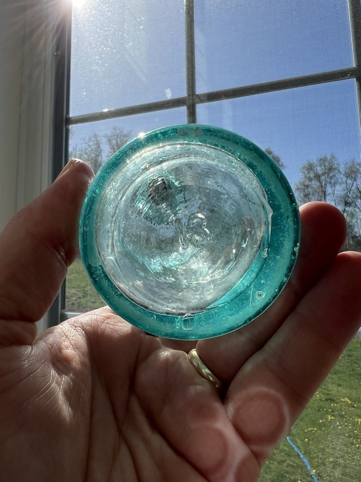 Vintage SUNBURY, PA O.P. ROCKEFELLER SLUG PLATE BLOB TOP BOTTLE | eBay