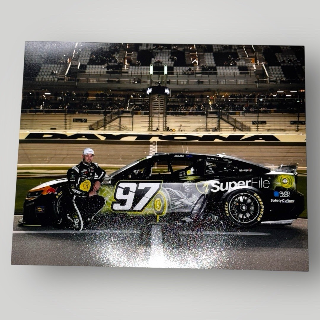 Shane Van Gisbergen #97 CHEVY 2026 DAYTONA 500 NASCAR autographed 8x10 ...