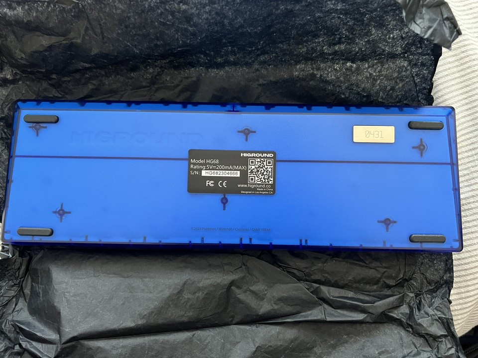 Pokémon Higround Performance Base 65 Mechanical Keyboard Blastoise ...