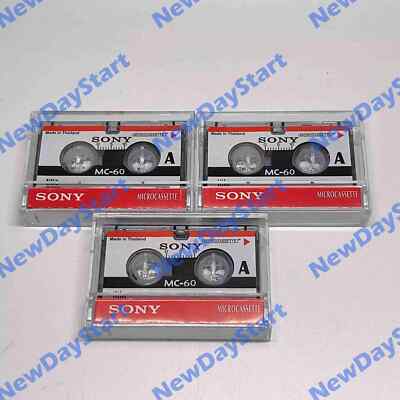 3pcs MC-60 MC60 Microcassette Blank Cassette Tape Disc 60 min Tapes | eBay