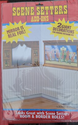 SCENE SETTERS Western Wall Decoration Saloon Giant Decorations. | eBay