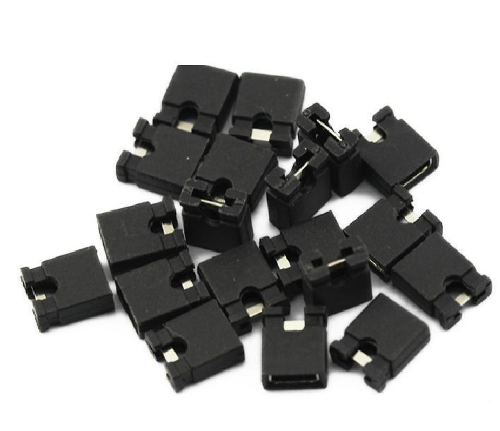 500pcs 2.54mm Jumper Cap Mini Jumper Short Circuit Cap Connection 2 ...