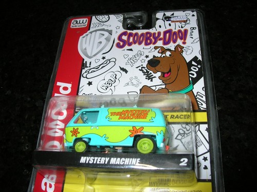 AutoWorld The Mystery Machine Scooby Doo Van with Chassis Aurora AFX ...