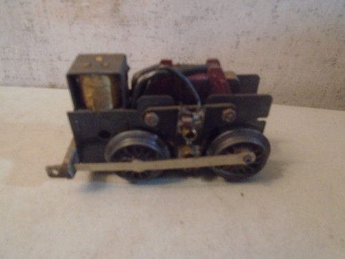 marx postwAR STEAM LOCO MOTOR W/ SIDE RODS RUNS WELL EXCELLENT ...