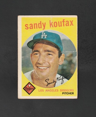 1959 Topps Sandy Koufax #163 ~~ LA Dodgers HOF | eBay