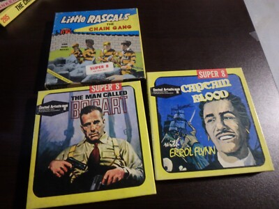 KEN FILMS 8MM LOT-BOGART, CAPTAIN BLOOD, LITTLE RASCALS! | eBay