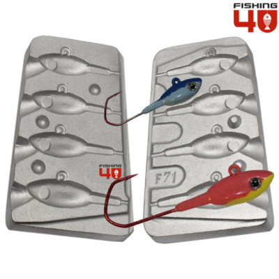 Cod Fish Head Jig Mould 16g-18g-20g-25g shore, boat and all predator ...