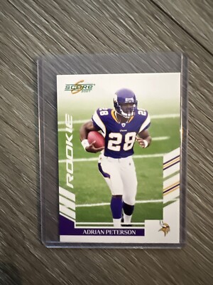 Adrian Peterson Score 2007 Rookie Card | eBay