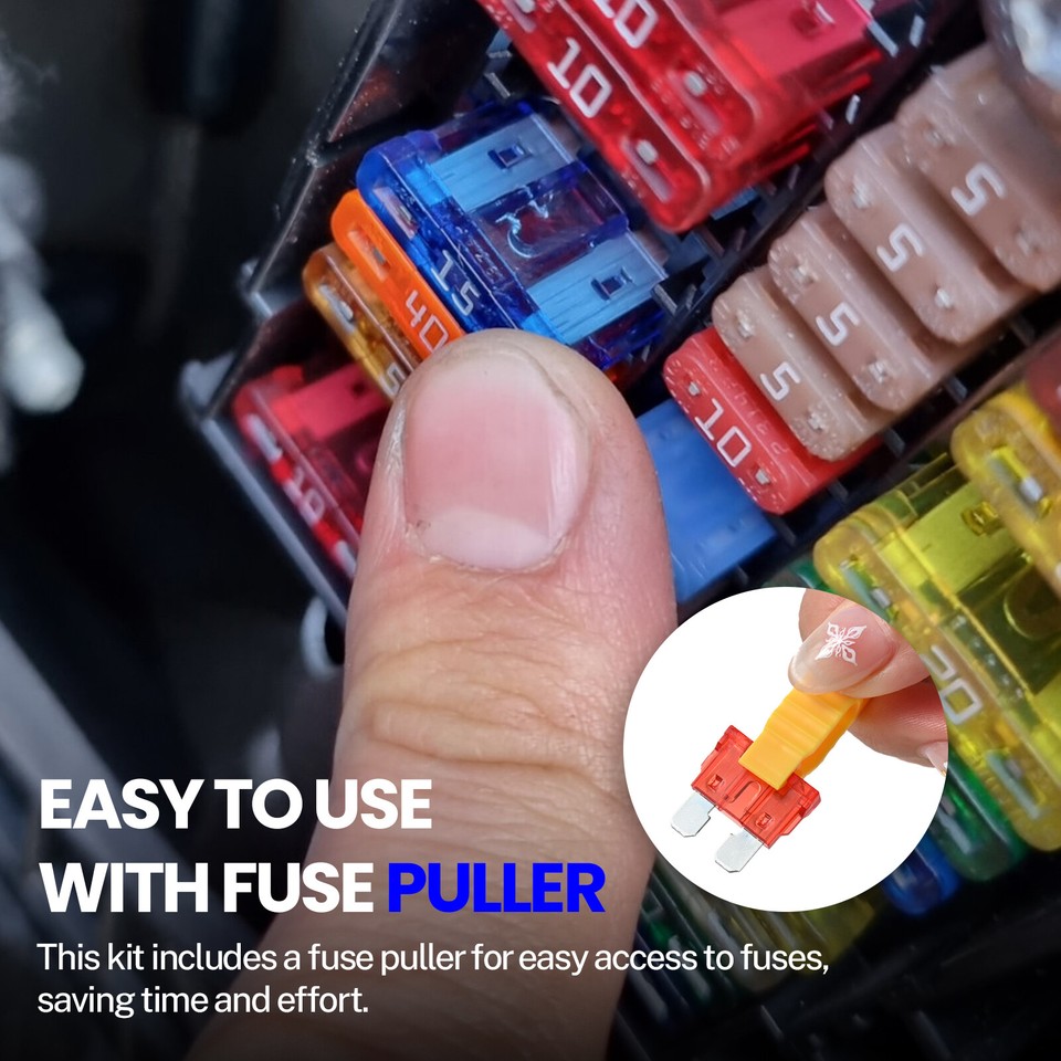 460 x Car Automotive Standard Fuses Micro 2 Blade Mini Fuse Assortment ...