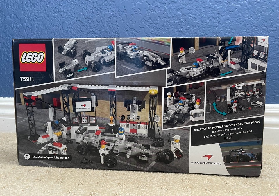 LEGO SPEED CHAMPIONS: McLaren Mercedes Pit Stop (75911) – Brand New ...
