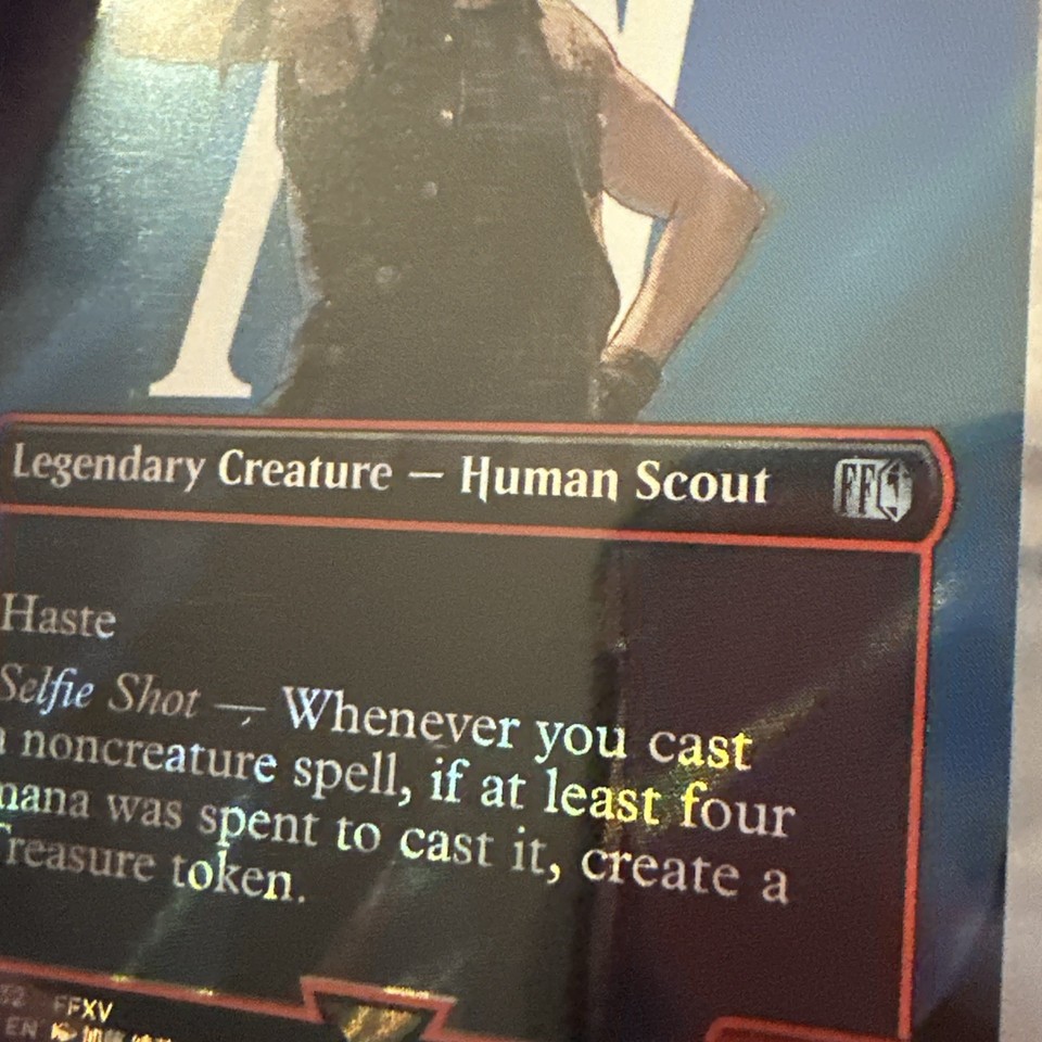 MTG Prompto Argentum (Borderless) (Surge Foil) Final Fantasy Foil #0532 ...