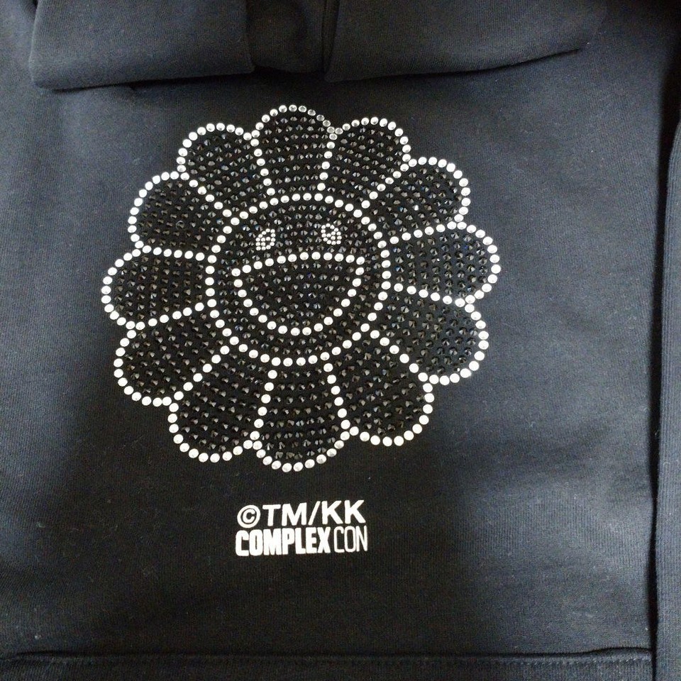 Takashi Murakami Flower Stone Black Hoodie M Rare New JAPAN | eBay