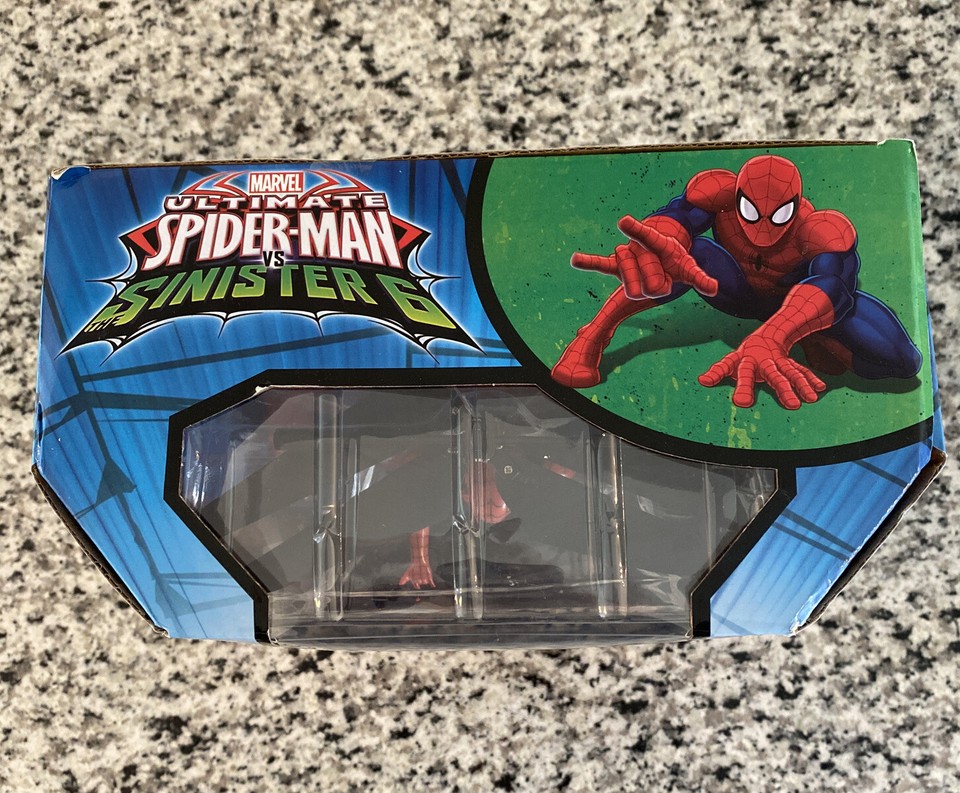 NEW Marvel Ultimate Spider Man VS SINISTER 6 Jetpack Flying Figure ...