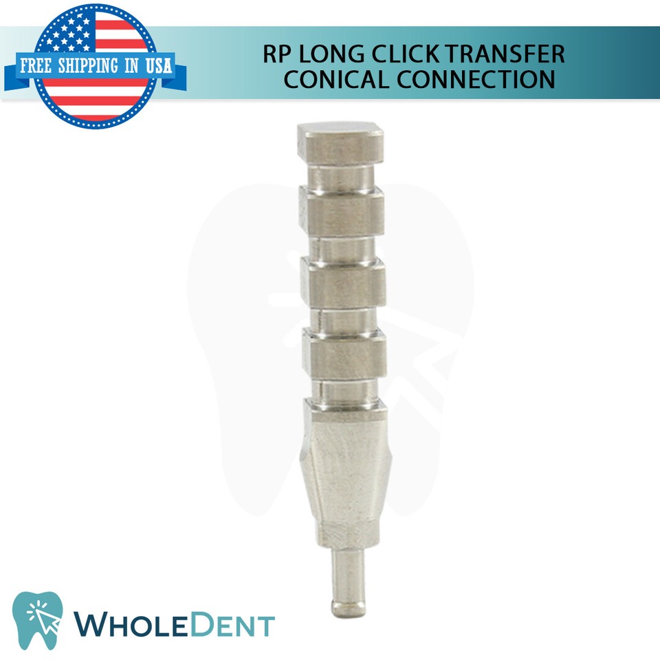 RP Conical Connection Long Click Transfer Titanium Dental Implant ...