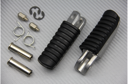 Silver Pair of Front Foot Rests KAWASAKI NINJA 250R EX250K 2008-2012 ...