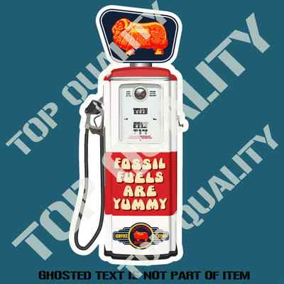 VINTAGE GOLDEN FLEECE GAS PUMP Decal Sticker Vintage Petrol Americana ...