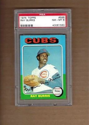 1975 TOPPS RAY BURRIS # 566 PSA 8 | eBay