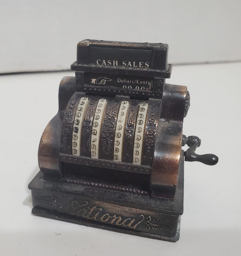 Vtg Miniature Die Cast Antique Style National Cash Register Pencil ...