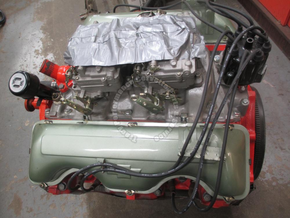 1962 Chevrolet 409 Engine Asy 409HP Rebuilt Intake to Pan with Dual ...