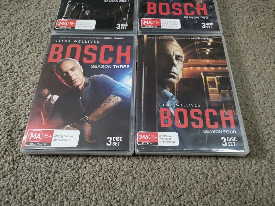 Bosch Seasons 1 - 4 Region 4 DVD | eBay