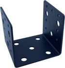 4 PCS Heavy Duty Steel Half Post Base Fit 4x4 Post Anchor Connector ...