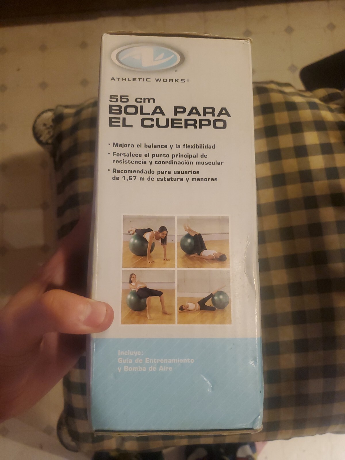 Athletic Works Exercise Ball 55cm Body Ball With Pump NIB | eBay