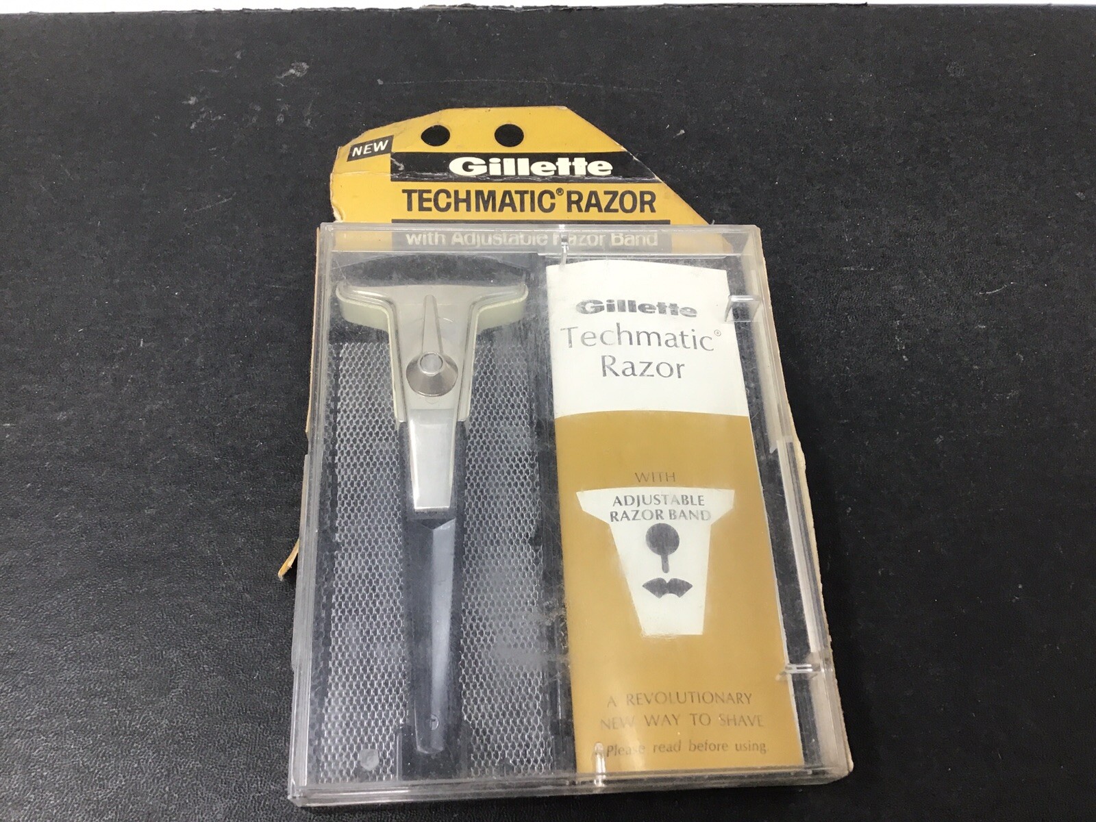NOS Vintage Gillette Techmatic Razor Never Used In Package Free Ship | eBay