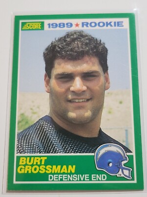 BURT GROSSMAN 1989 Score Rookie #252. CHARGERS | eBay