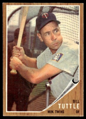 1962 Topps Vg Bill Tuttle Minnesota Twins #298 | eBay