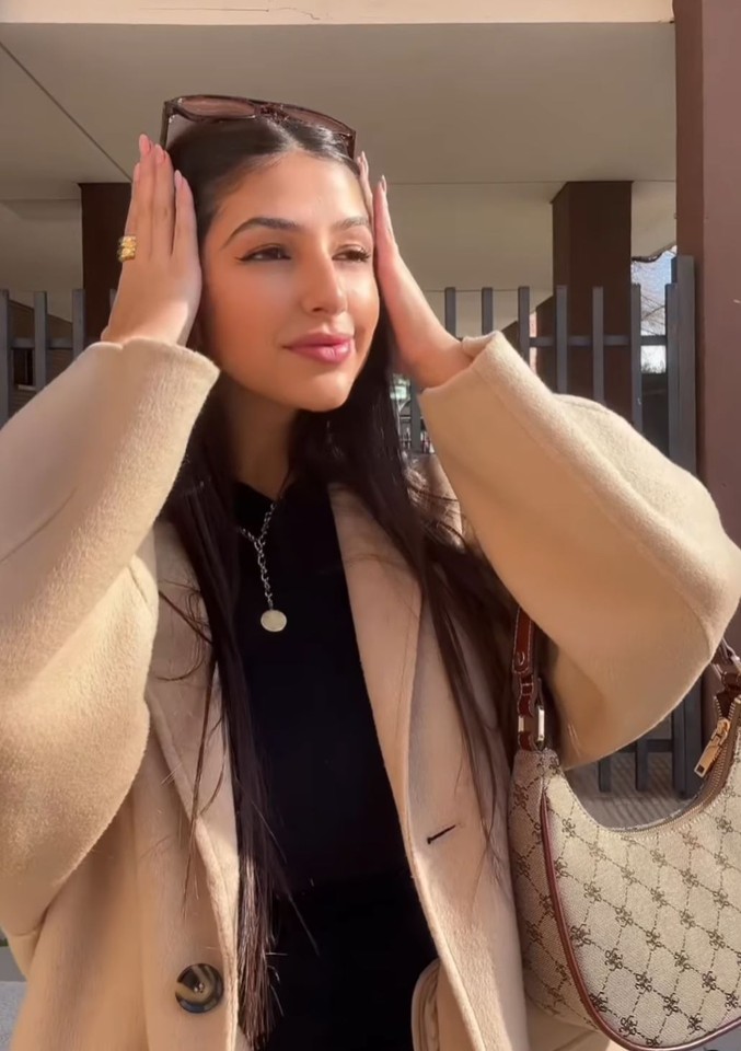 Zara ZW Collection Double-Faced Wool Blend Coat Camel M-L Large 7522/ ...