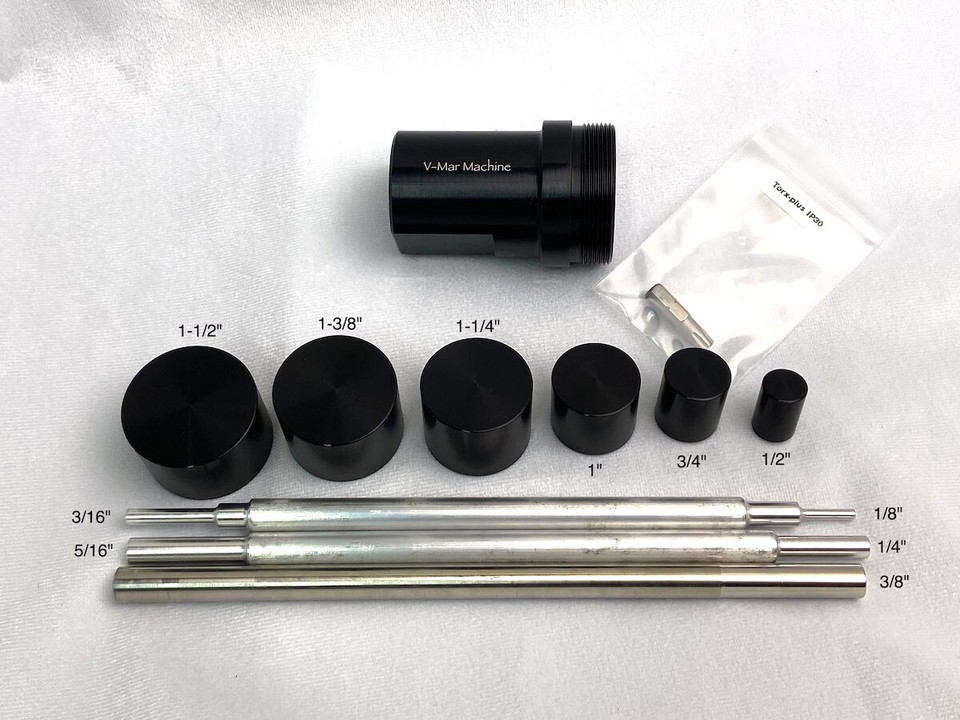 Unique 16C Collet Stop w/11 different size stop pins - Quick and easy ...