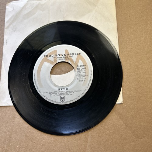 Styx Fooling Yourself The Angry Young Man/Grand Finale 1977 A&M 45 | eBay
