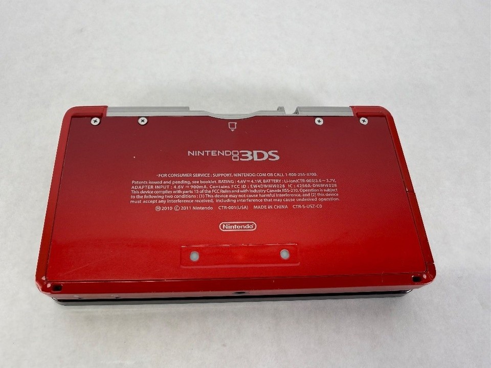 Nintendo 3DS Flame Red Handheld Console W/Donkey Kong | eBay