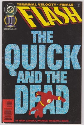 Flash #100 DC Comics 1995 Foil cover Terminal Velocity Finale! VG+ | eBay