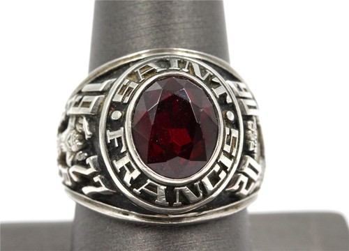 2006 St. Francis High School Red Stone Size 9.5 Mens Heavy Graduation ...